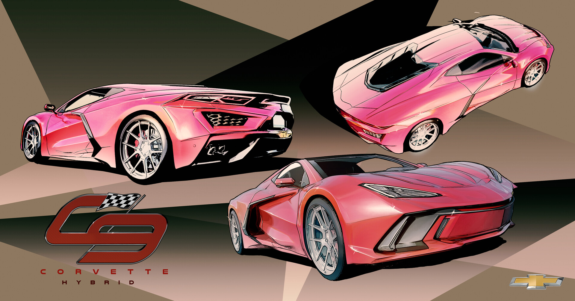 ArtStation - C9 Corvette Hybrid
