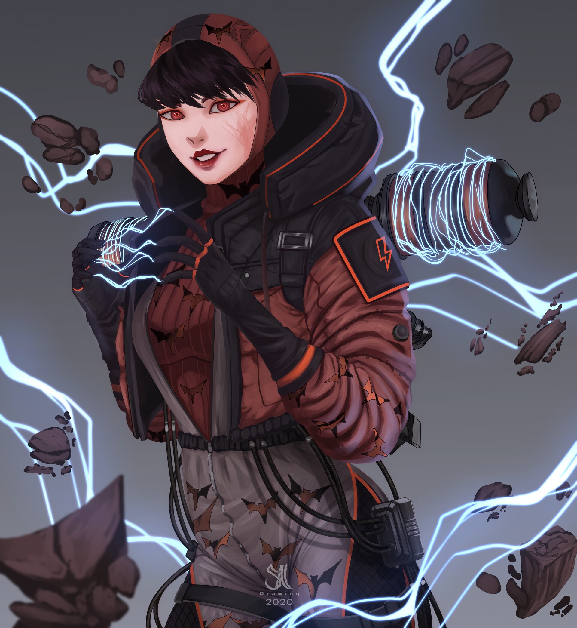 ArtStation - Wattson from Apex Legends