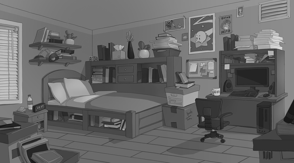 ArtStation - Bedroom Interior Design #1