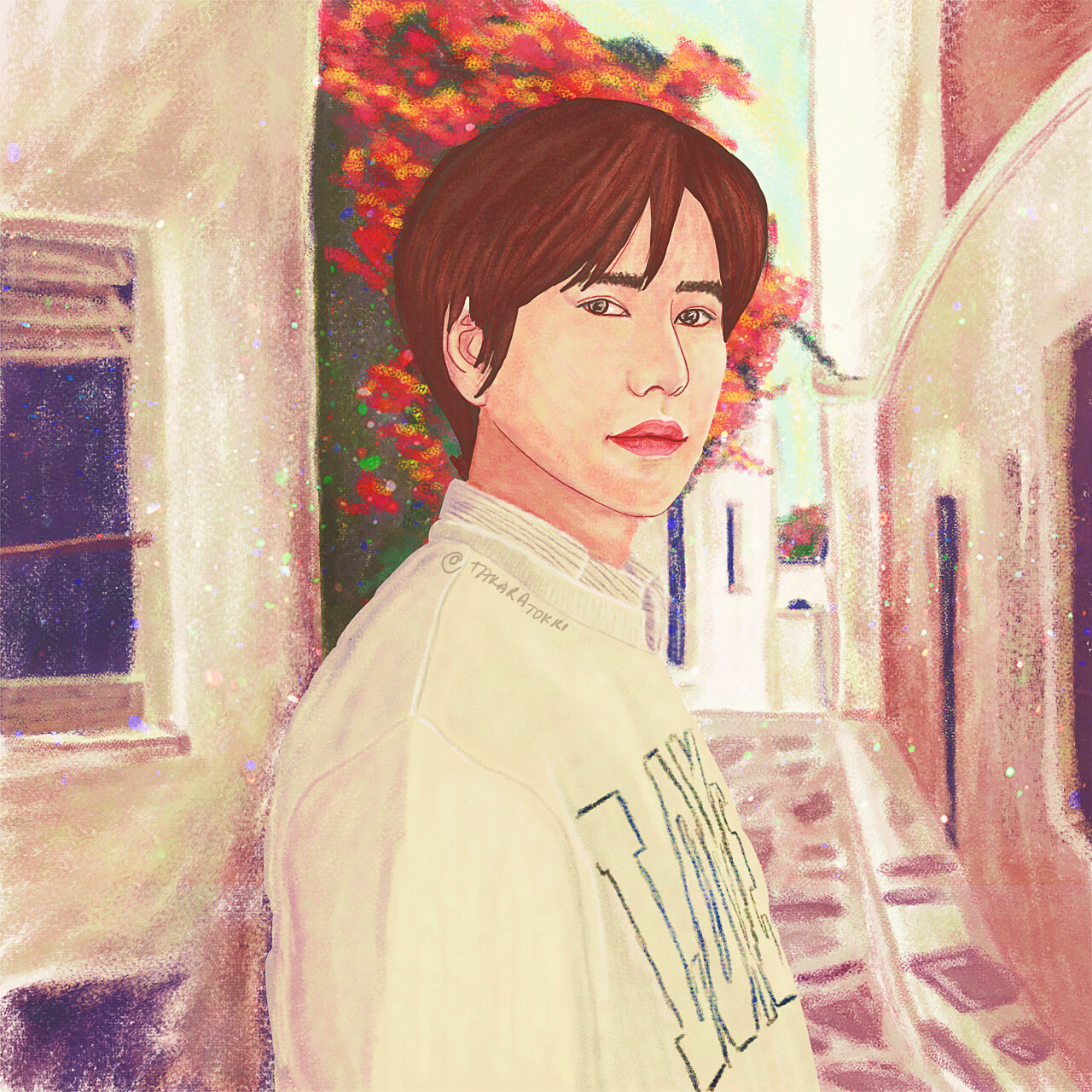 Saoumitaa Ganguly - Portrait Of Kyuhyun 2 - Autumn In Santorini Pt 1