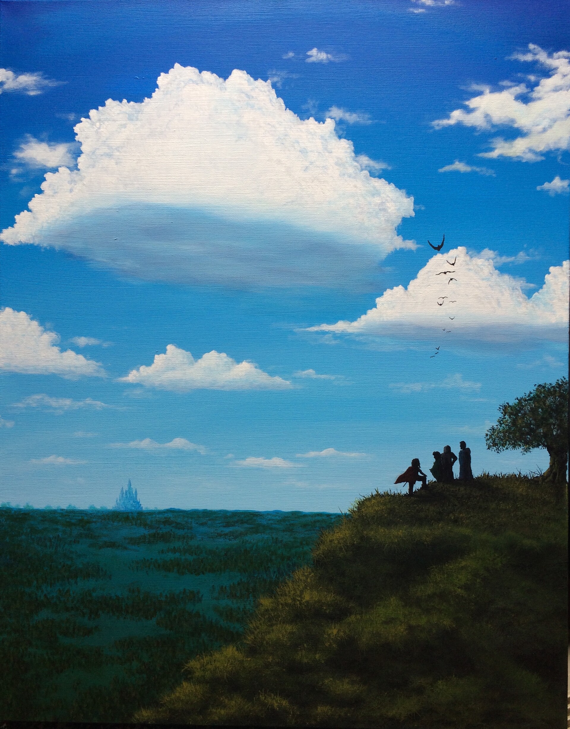 ArtStation - Final Fantasy-inspired painting