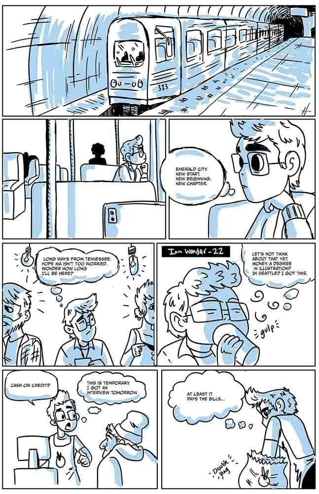 HyperNaut - Short Comic Book / College Project