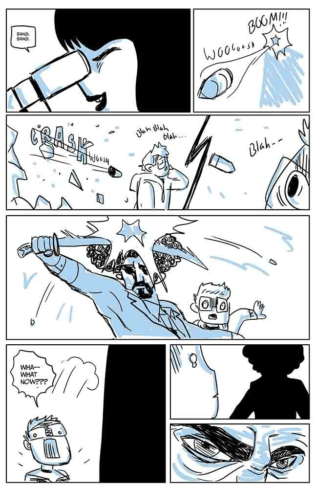 HyperNaut - Short Comic Book / College Project