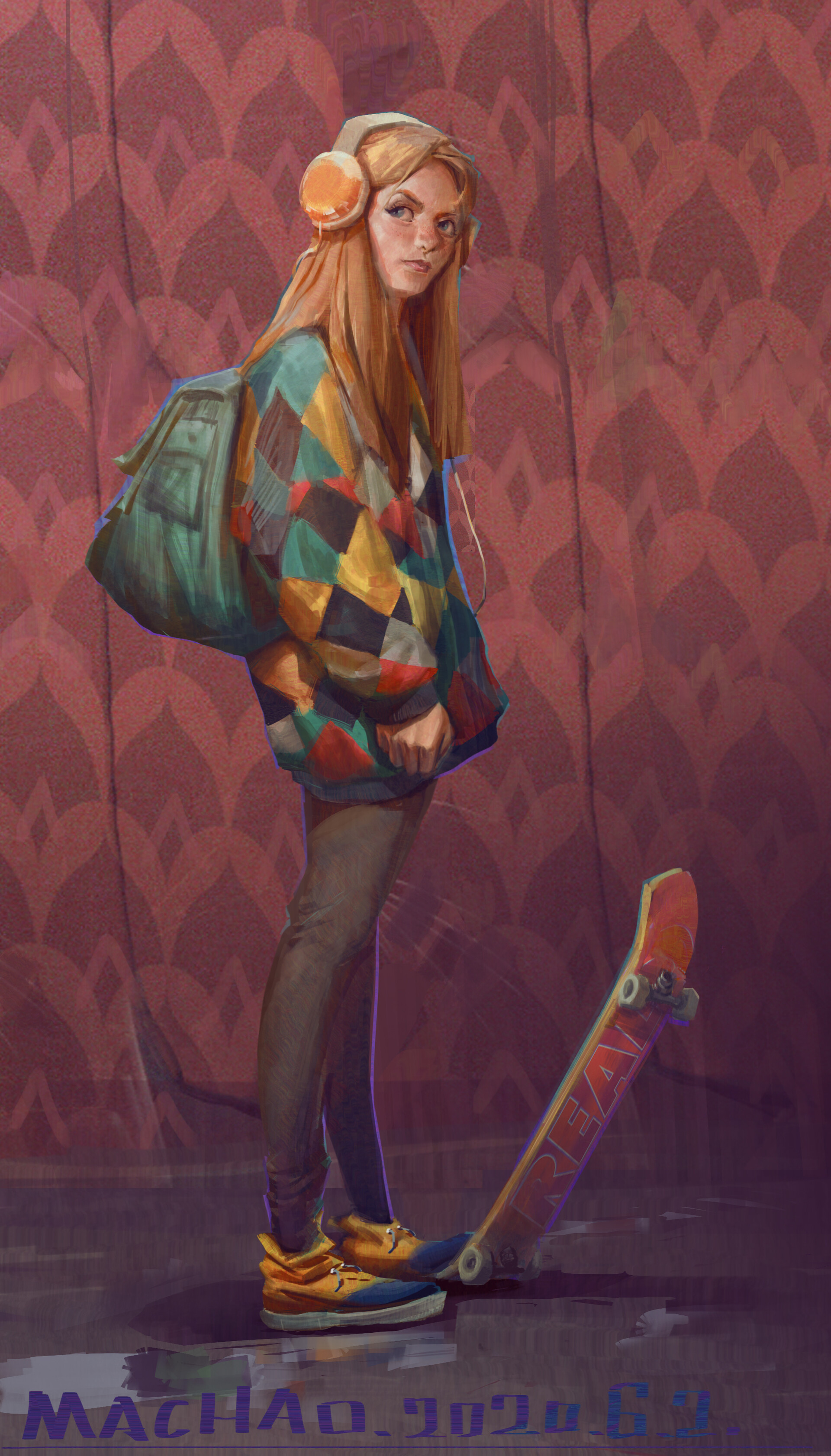 ArtStation - Skater girl