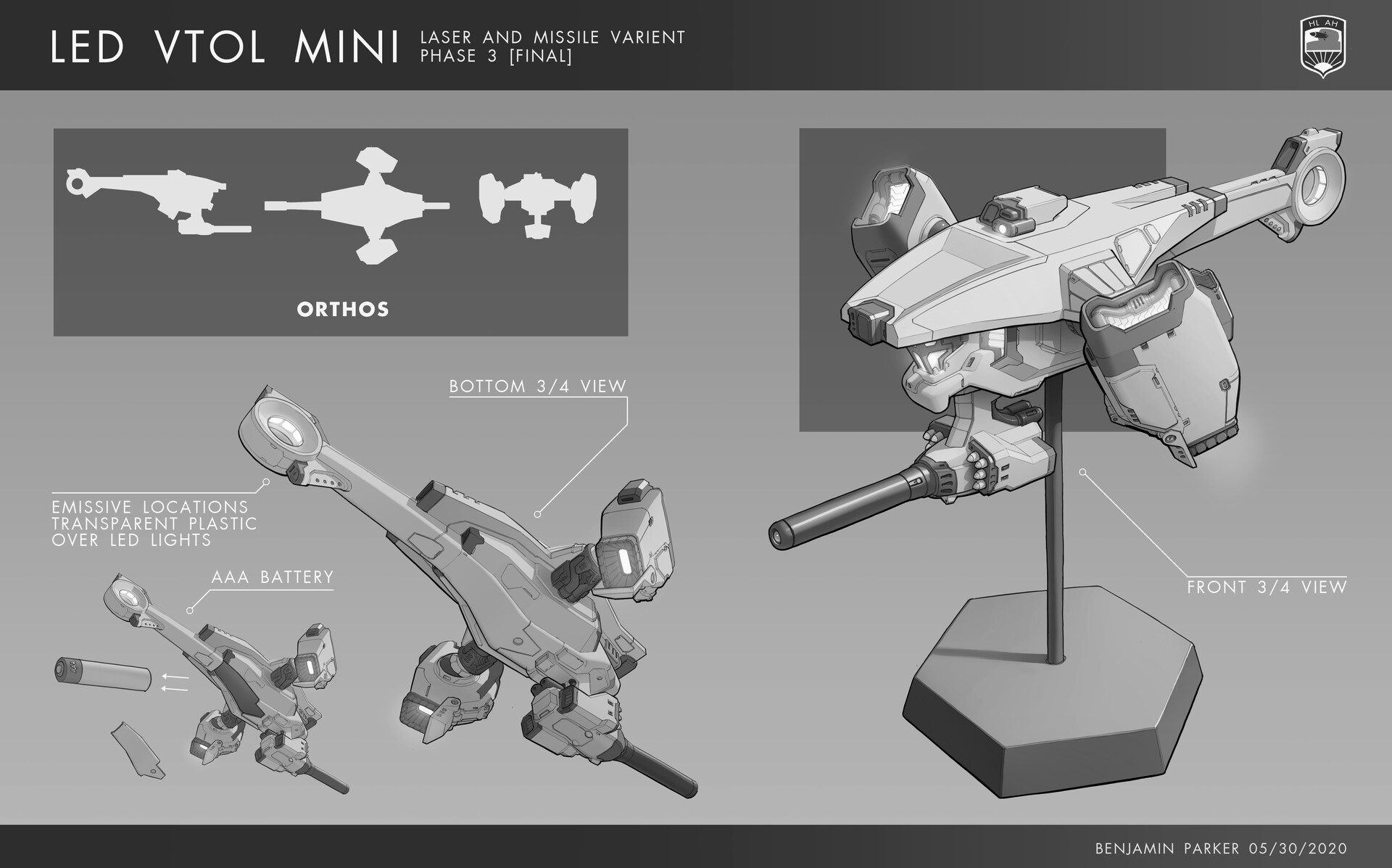 ArtStation - LED VTOL MINI