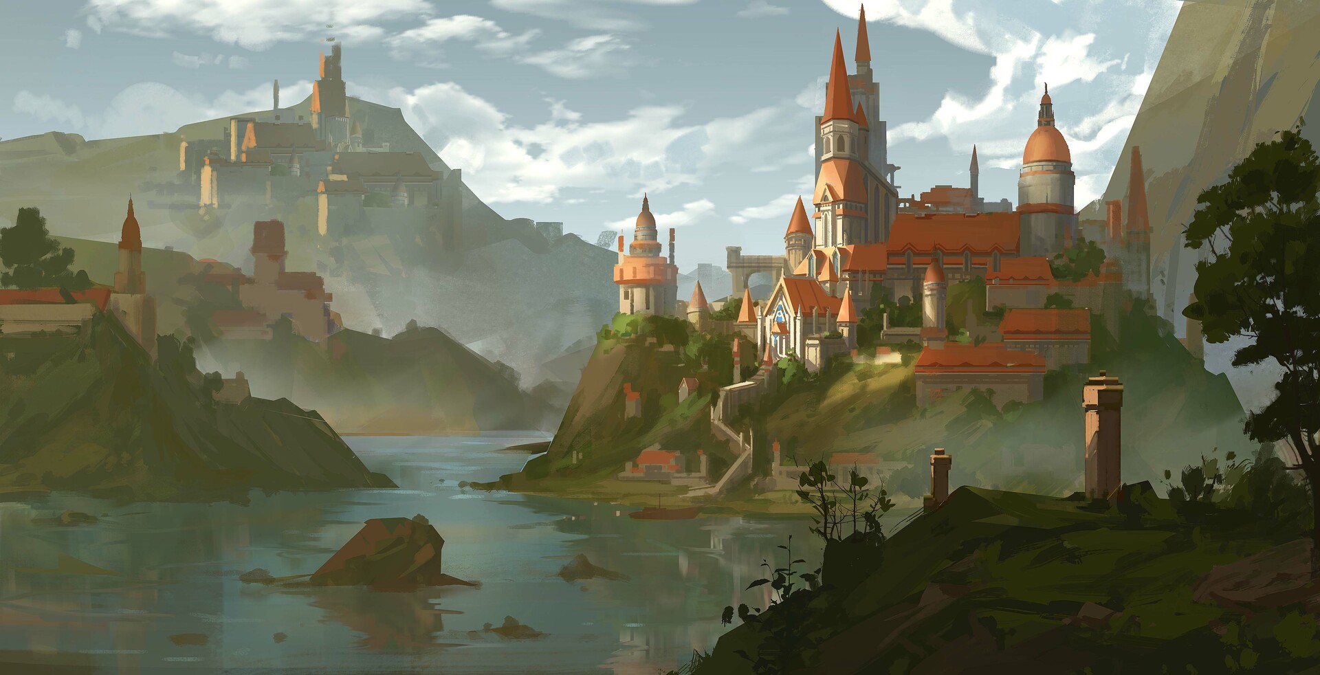 ArtStation - Castle concept map