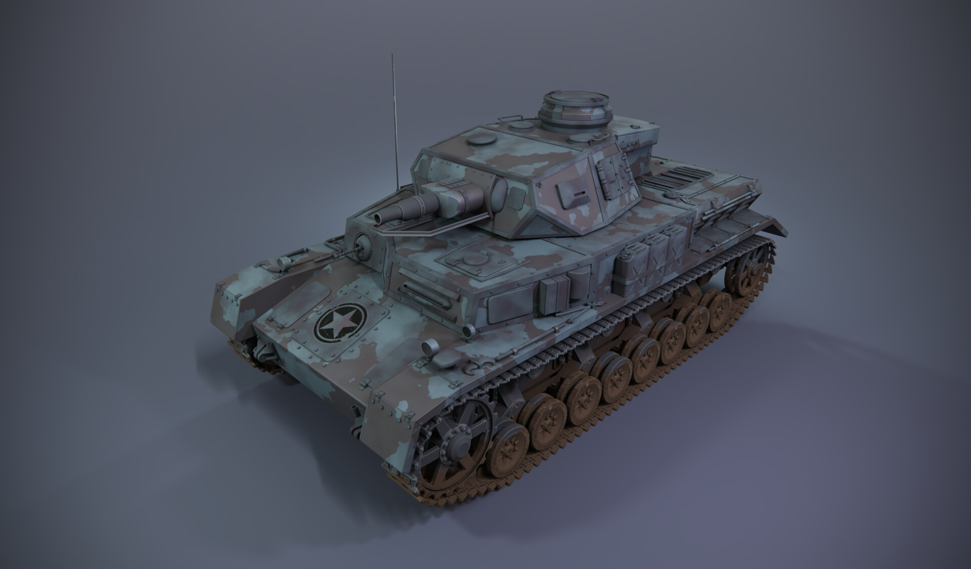 ArtStation - Panzerkampfwagen IV Ausf D.