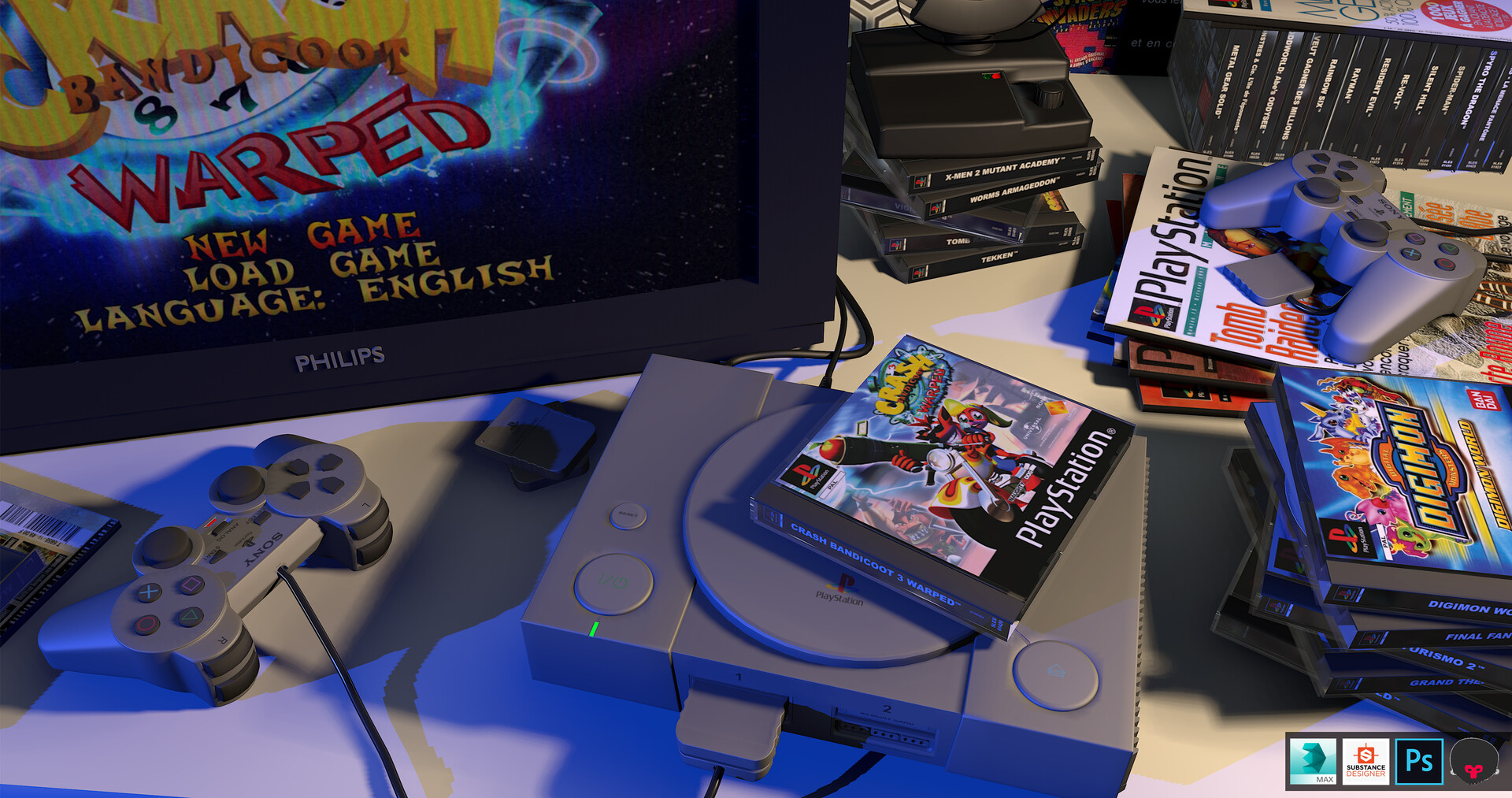 Guillaume Leroux - Playstation retro scene