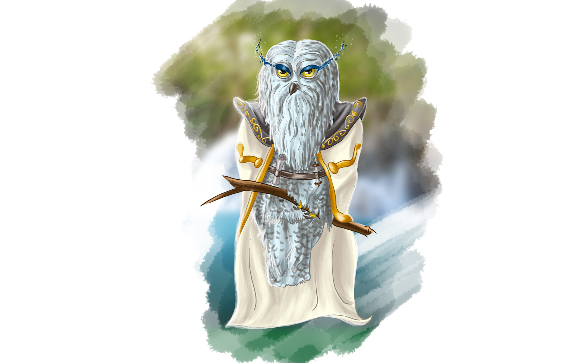 ArtStation - The Royal Advisor Owl