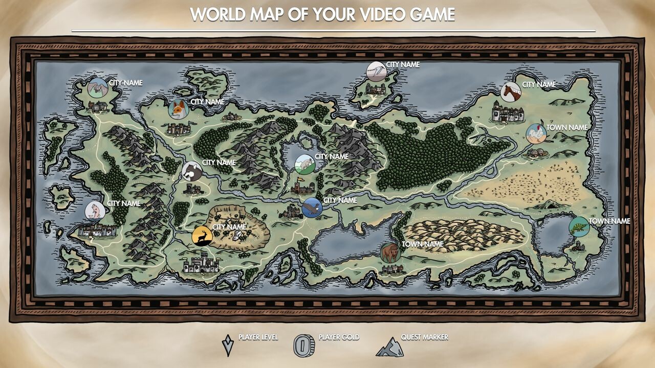 Dariusz Konrad - Video Game Maps, Personal Work