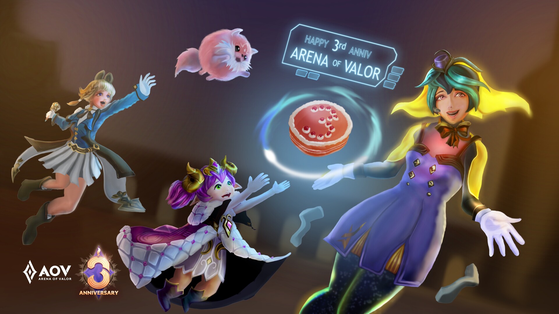 ArtStation - Arena of Valor - 3rd Anniversary Splash Animation