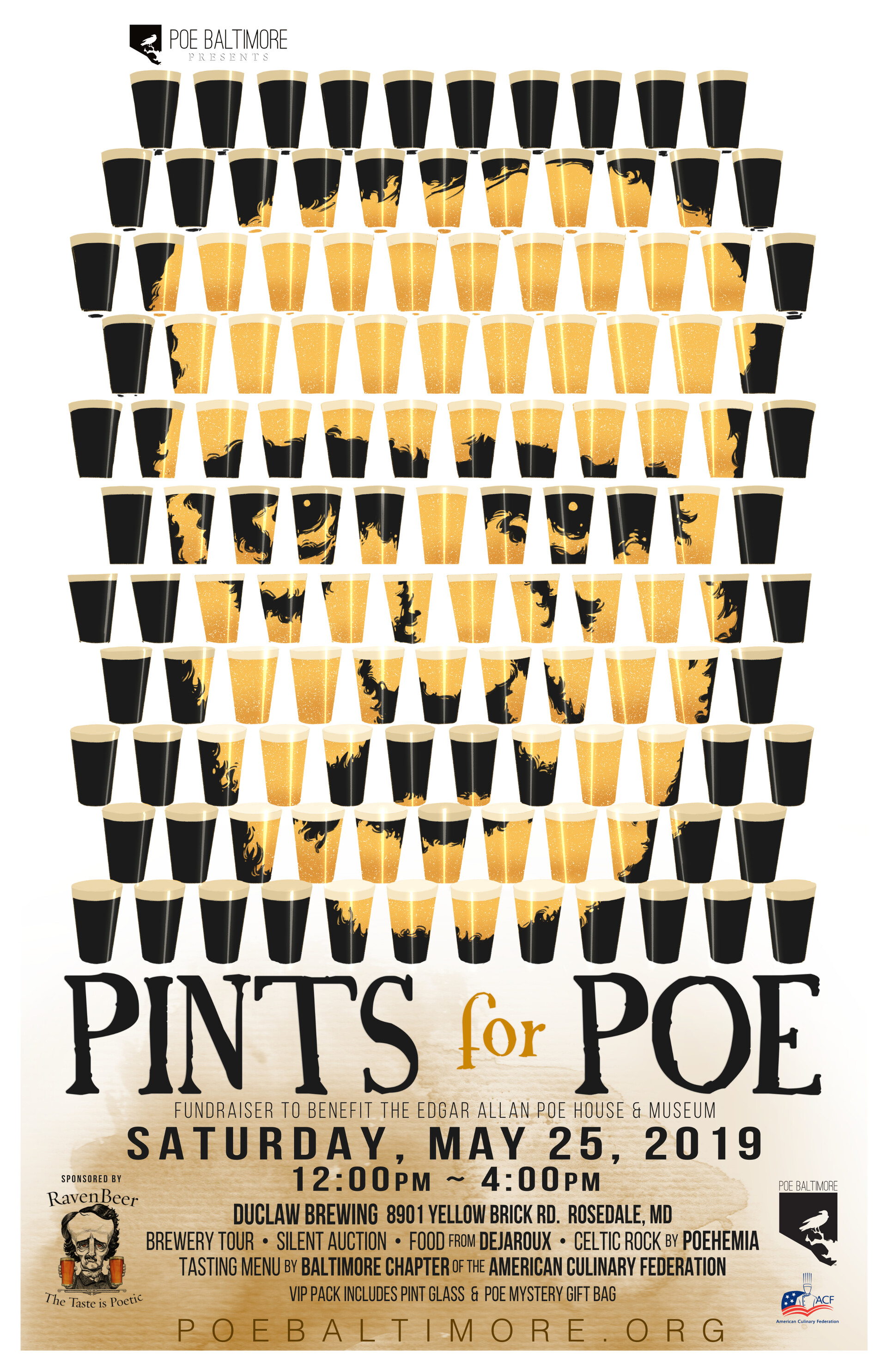 ArtStation - Pints for Poe Event Poster