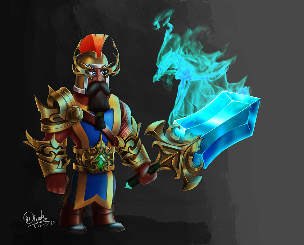 ArtStation - Warrior (king) Concept