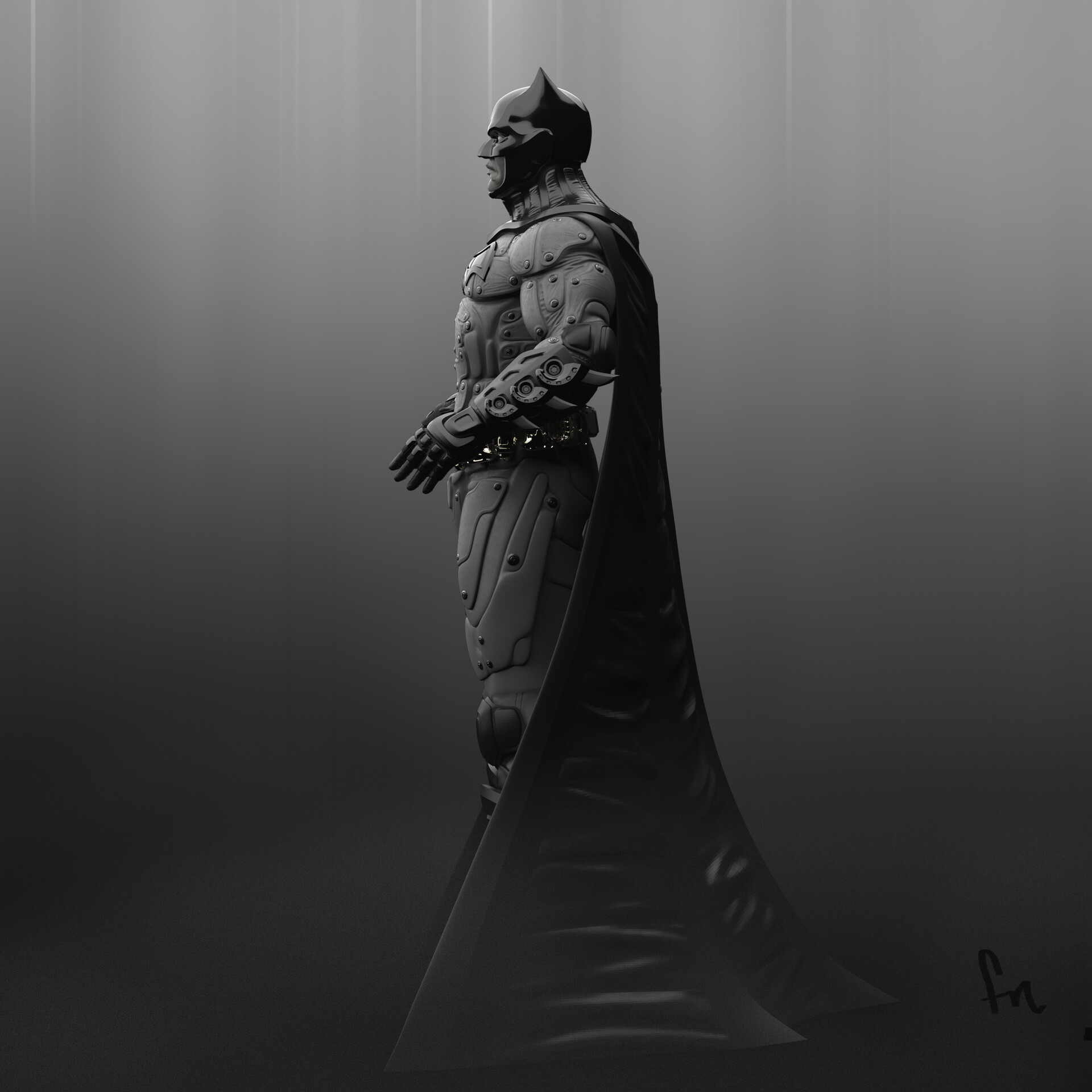 batman side view