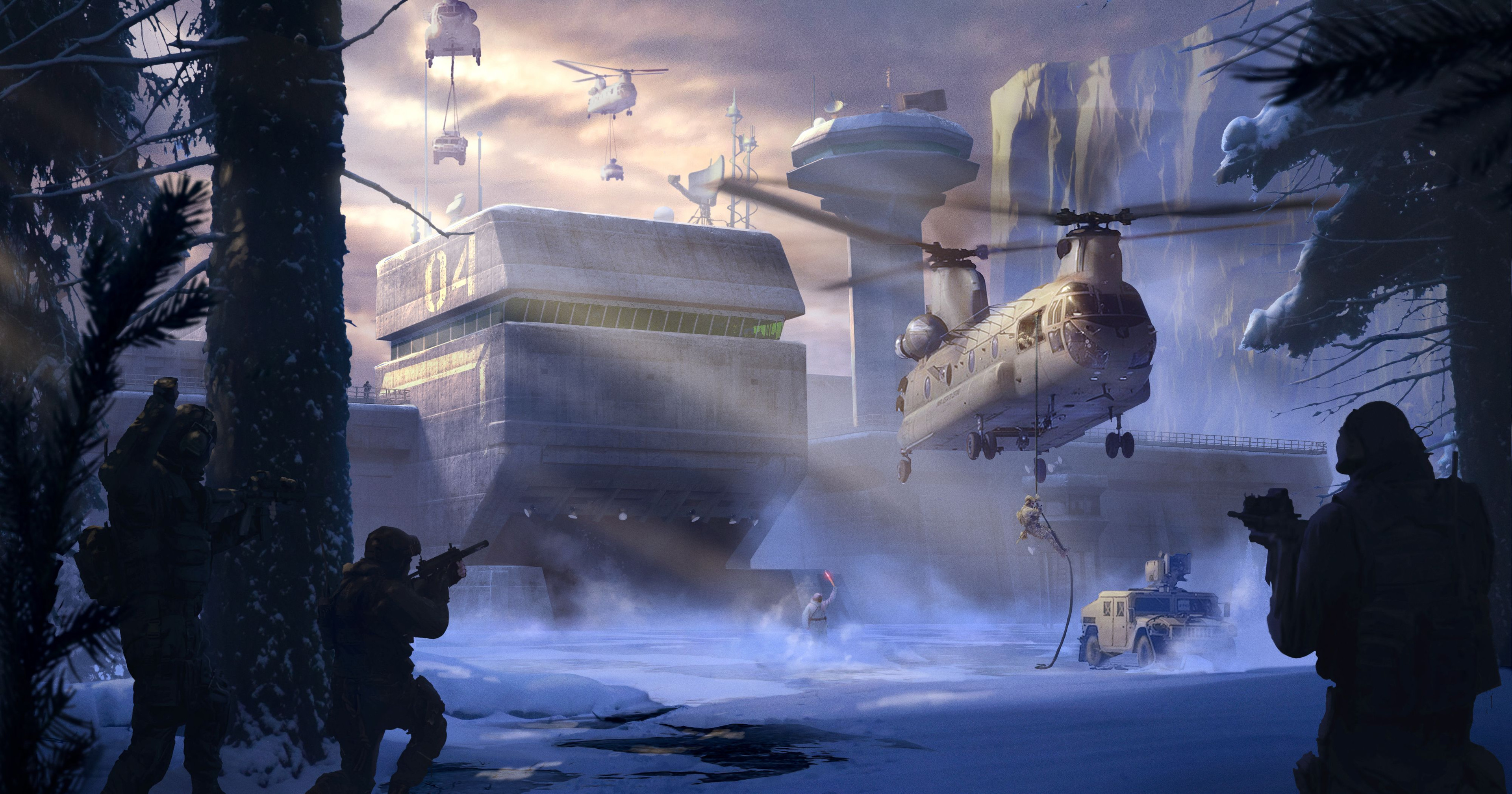 Arctic Base by Girma Moges : r/ImaginarySoldiers