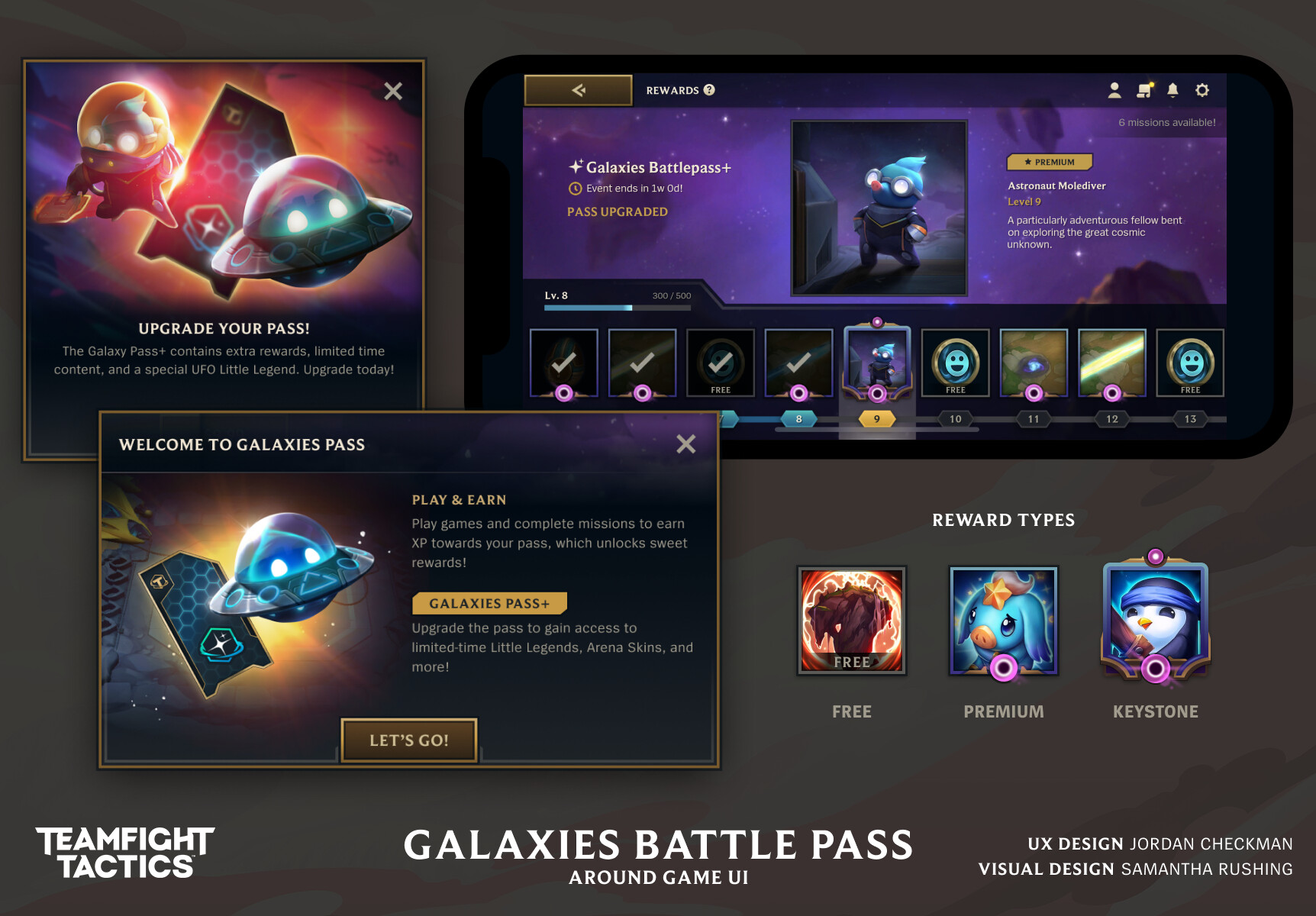 ArtStation - TFT Mobile Battle Pass UI Design