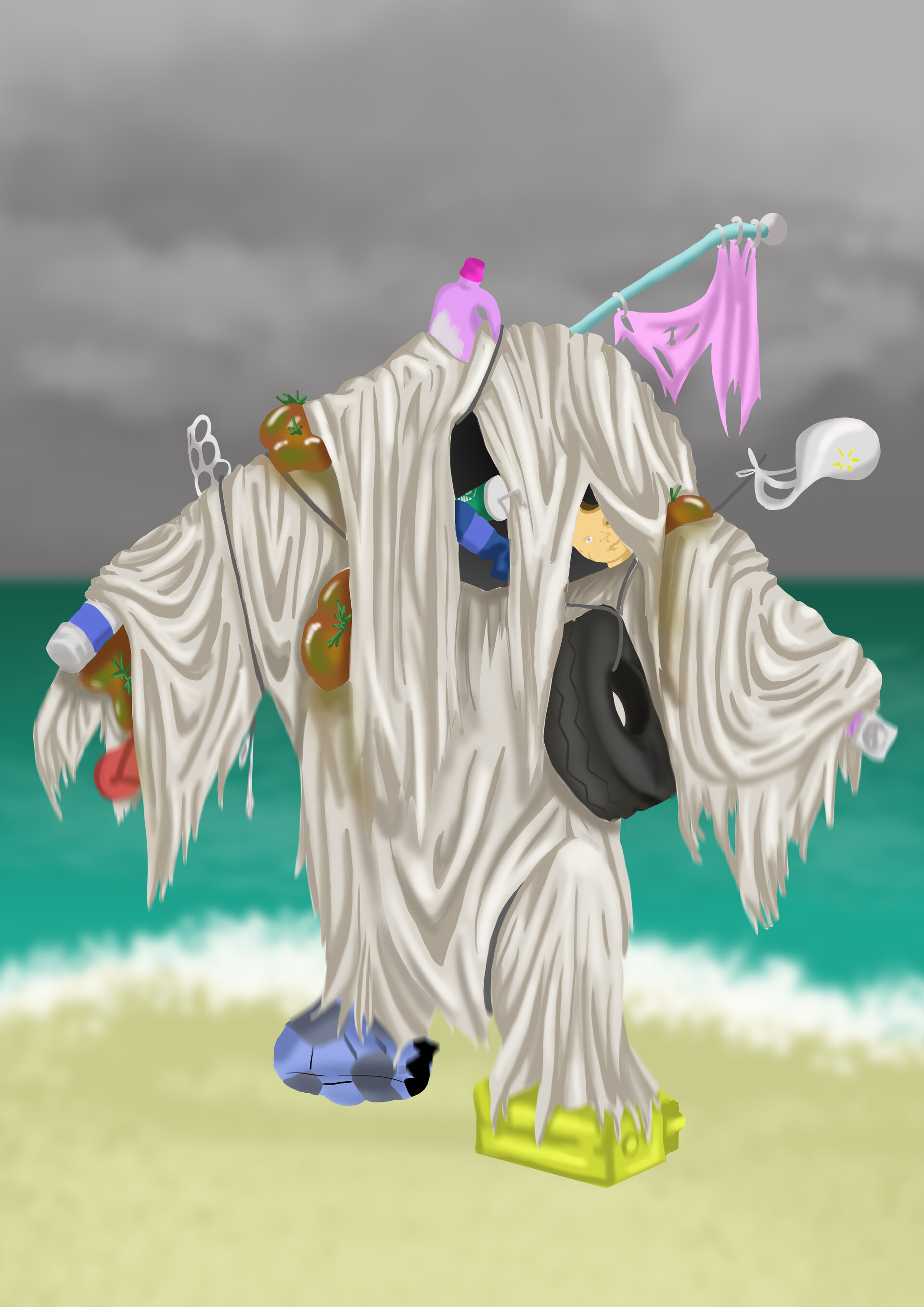 ArtStation - Garbage monster