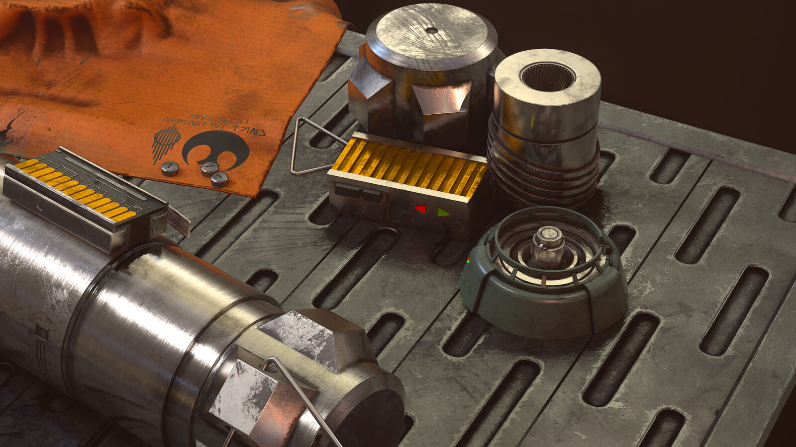 Jack Booth - Lightsaber workbench