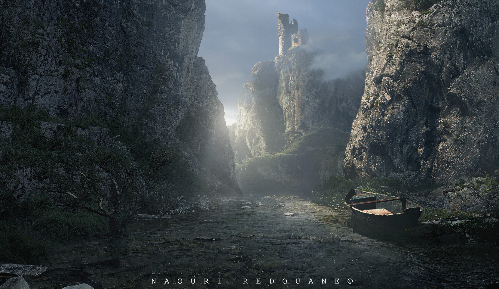 ArtStation - Ruins of the fallen castle