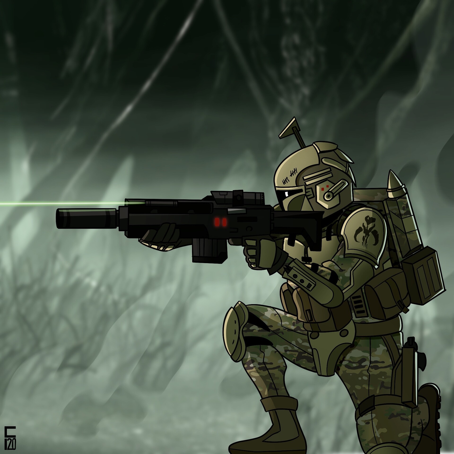 ArtStation - COD Mandalorian