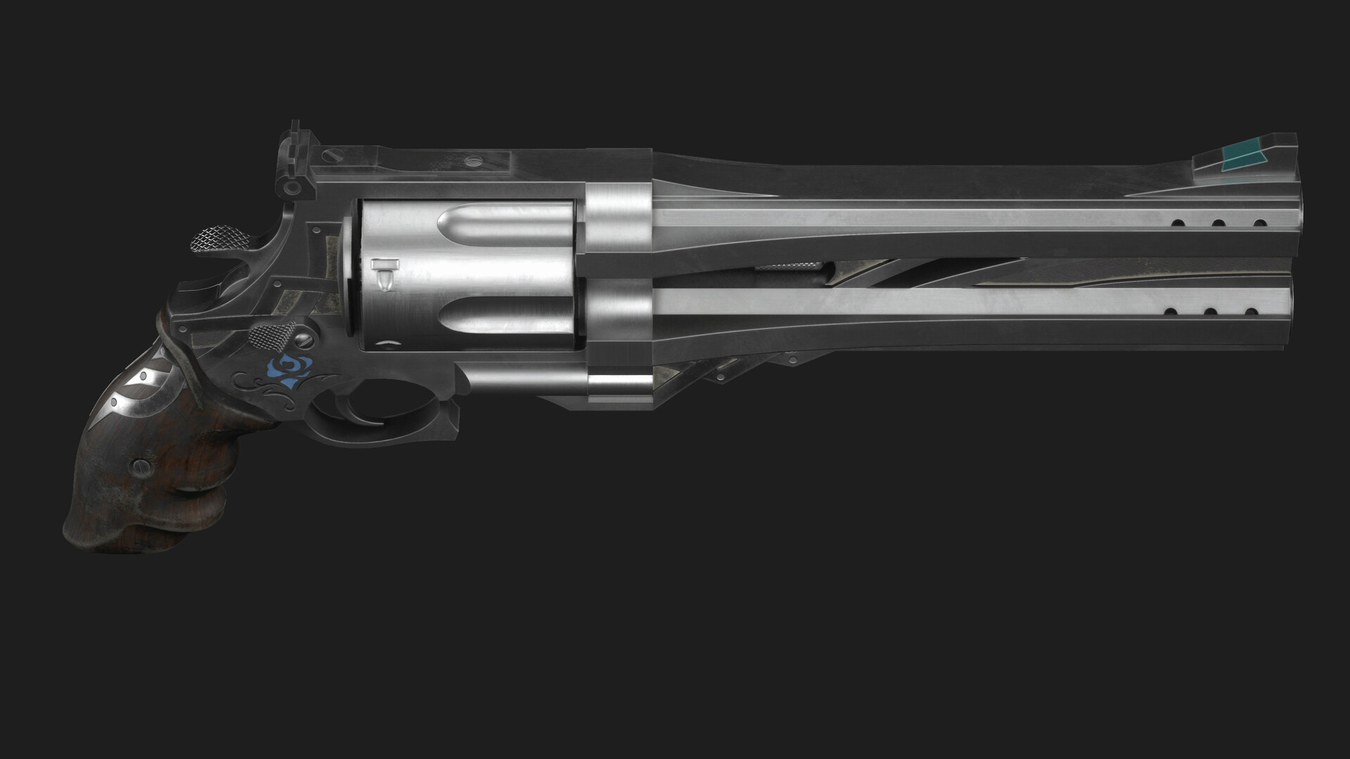 Blue Rose Gun