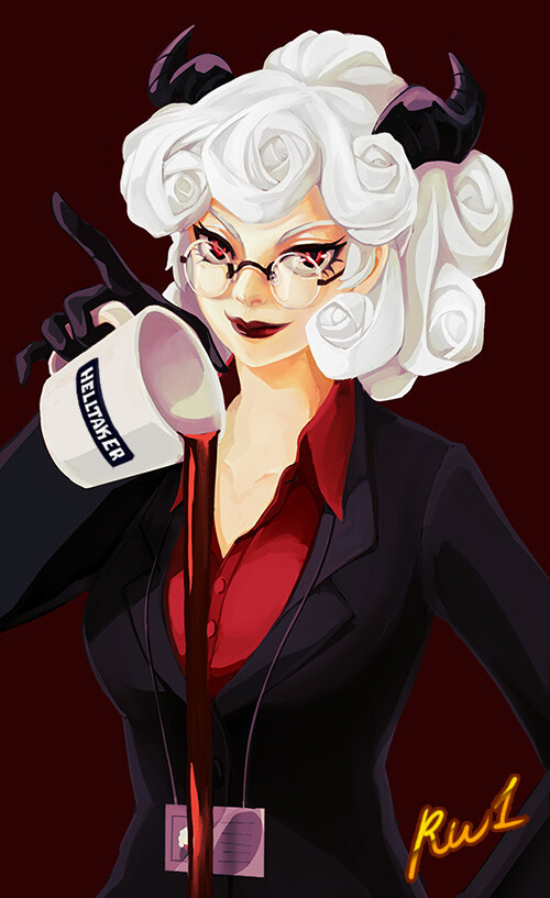 ArtStation - Helltaker Pandemonica Fanarts