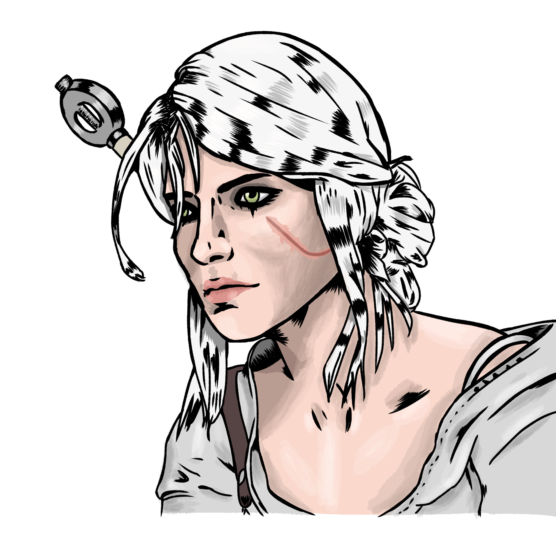 ArtStation - Ciri from Witcher 3: Wild Hunt