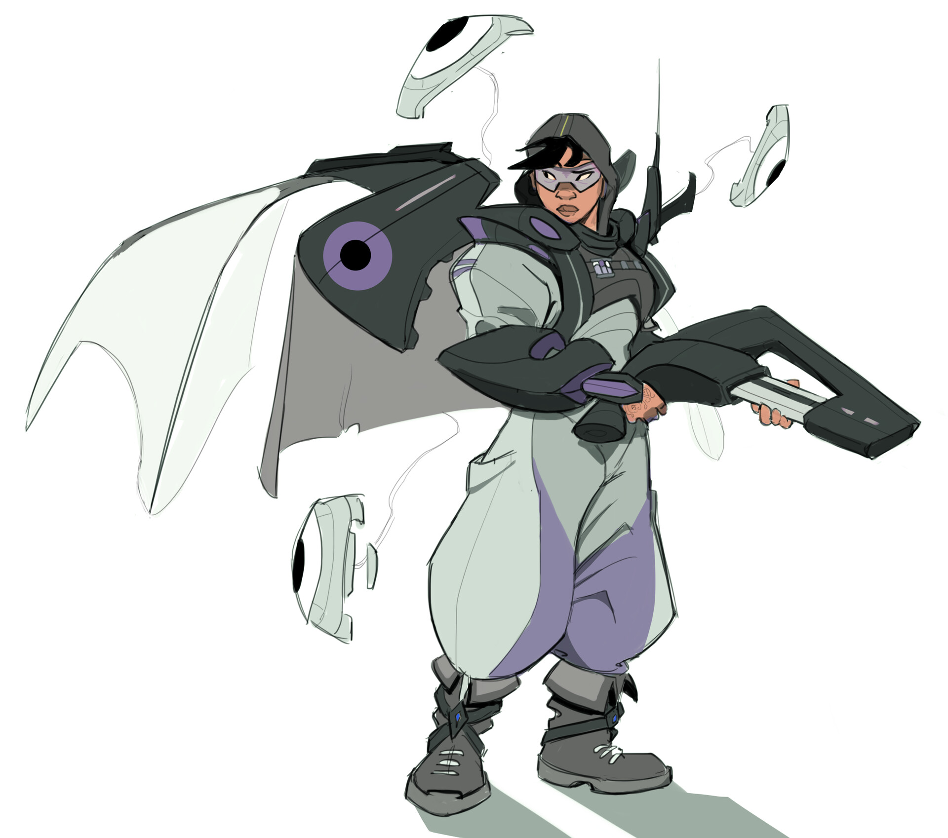 ArtStation - flying... spy? something?