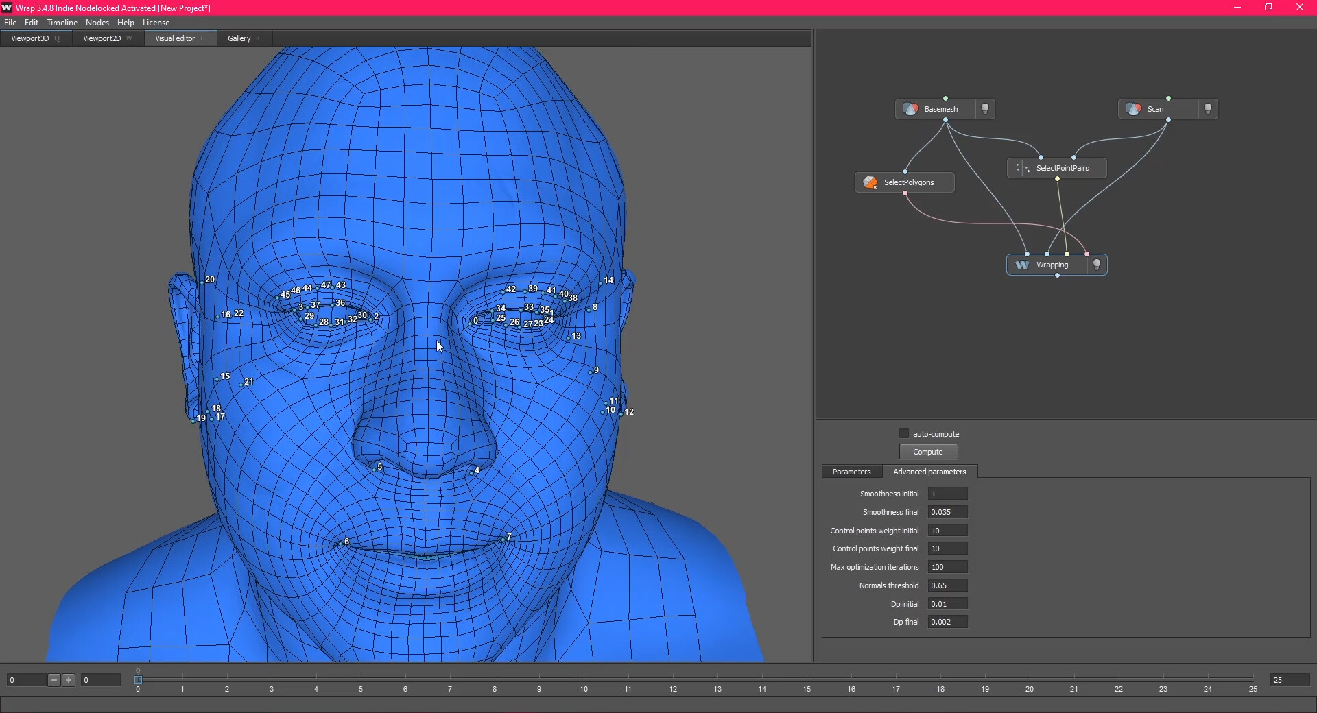 Jan Huybrechs - 3D Head Scan Cleanup Process