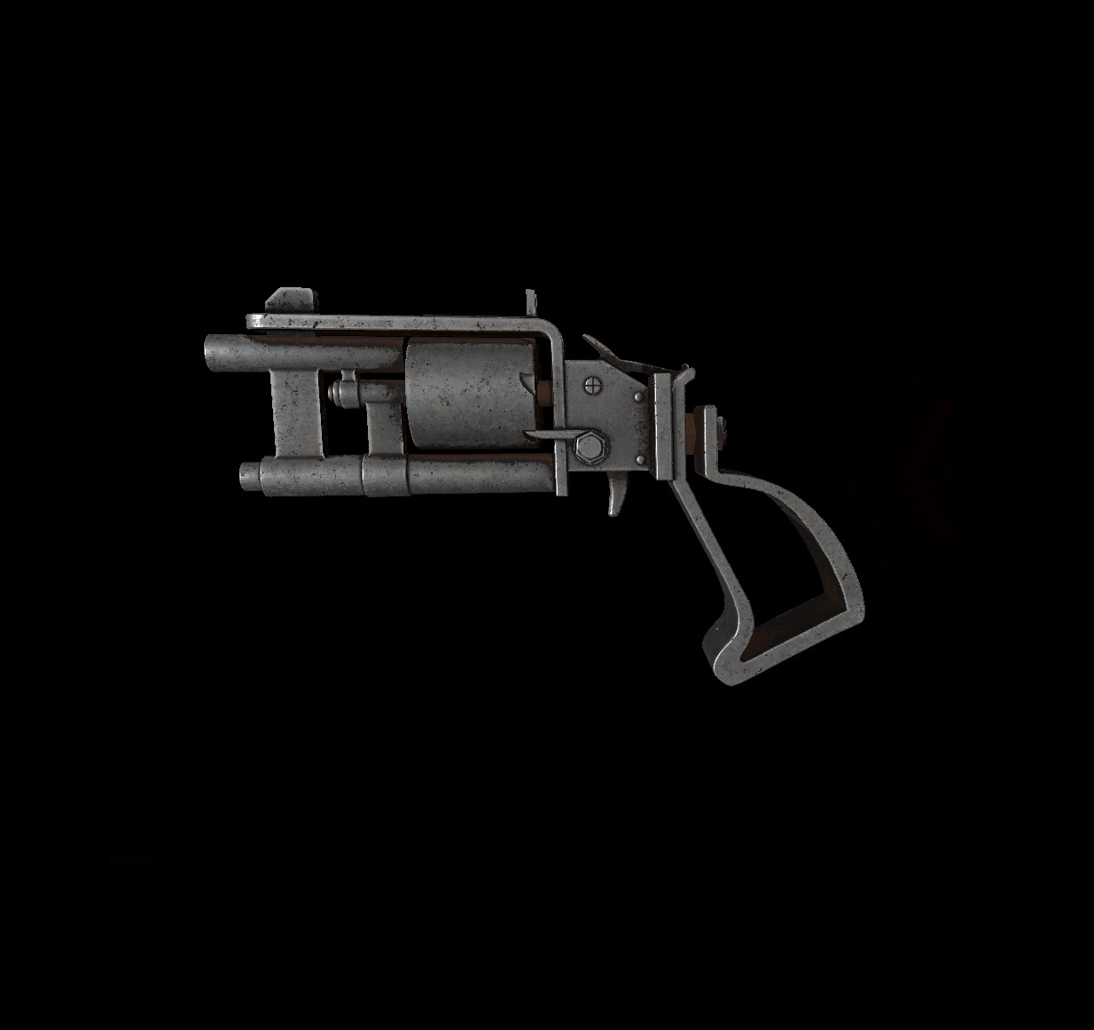 ArtStation - Pipe Revolver Pistol - Fallout 4