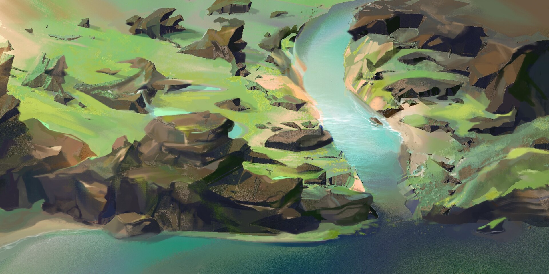 ArtStation - Landscape exercise