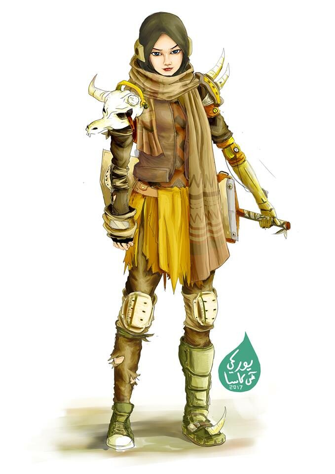 ArtStation - HIJAB STEAMPUNK - SAHARA BLAST