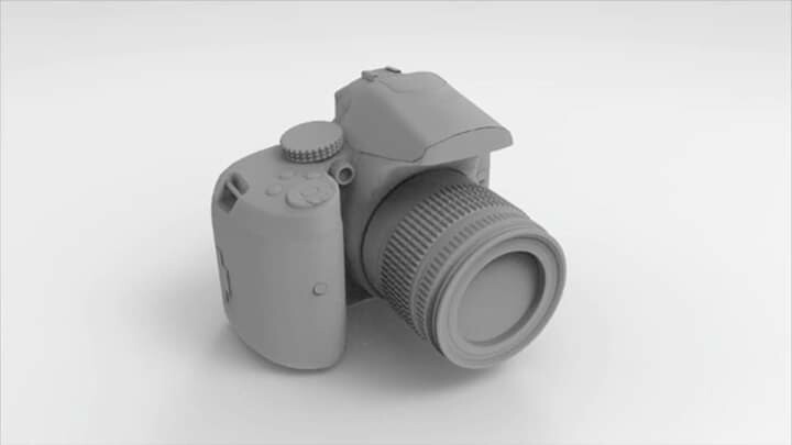 ArtStation - DSLR_Camera_3D_Model