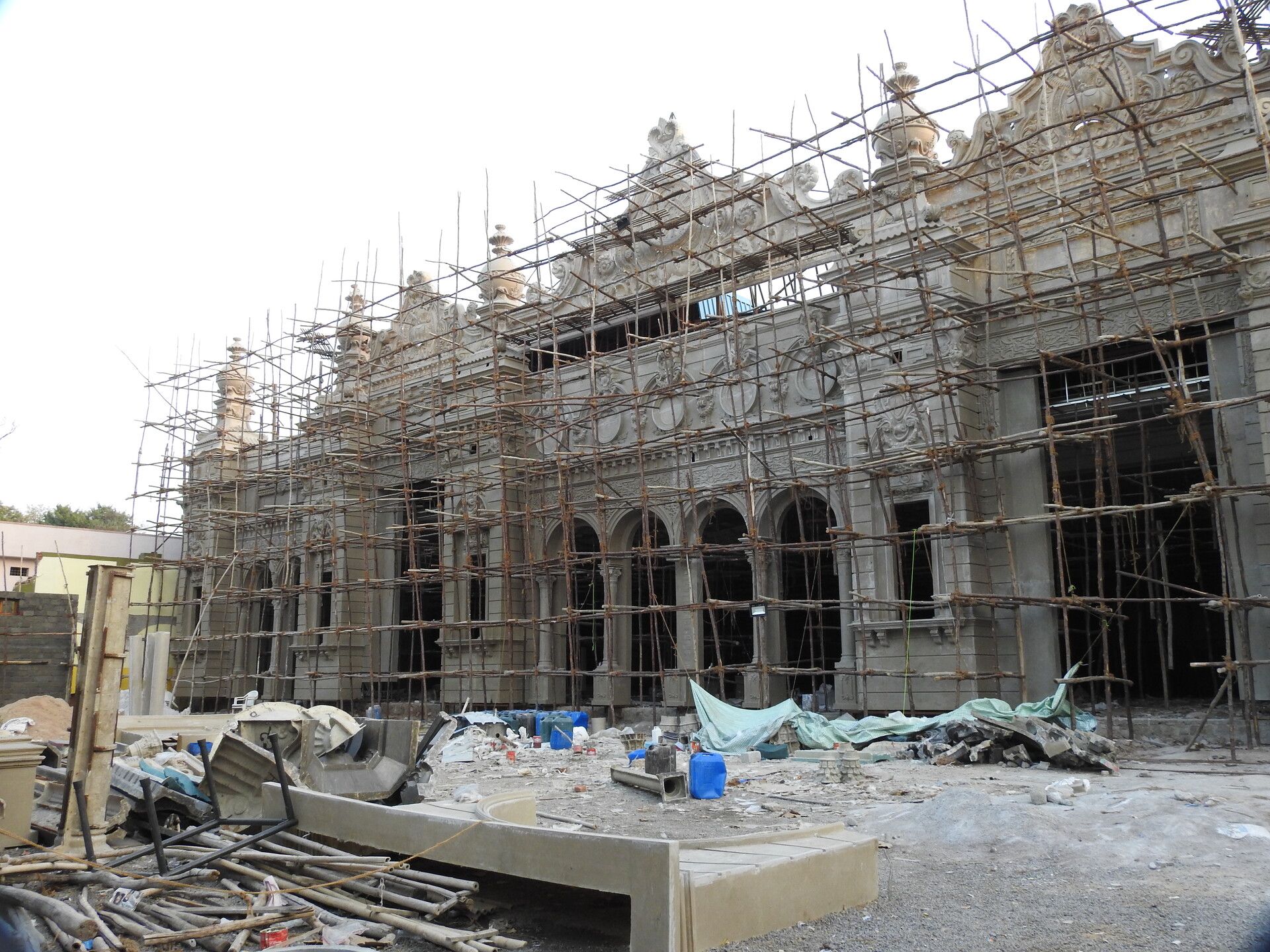 Murari Mohan Purkait - Convention Hall Exterior and Interior elevation ...