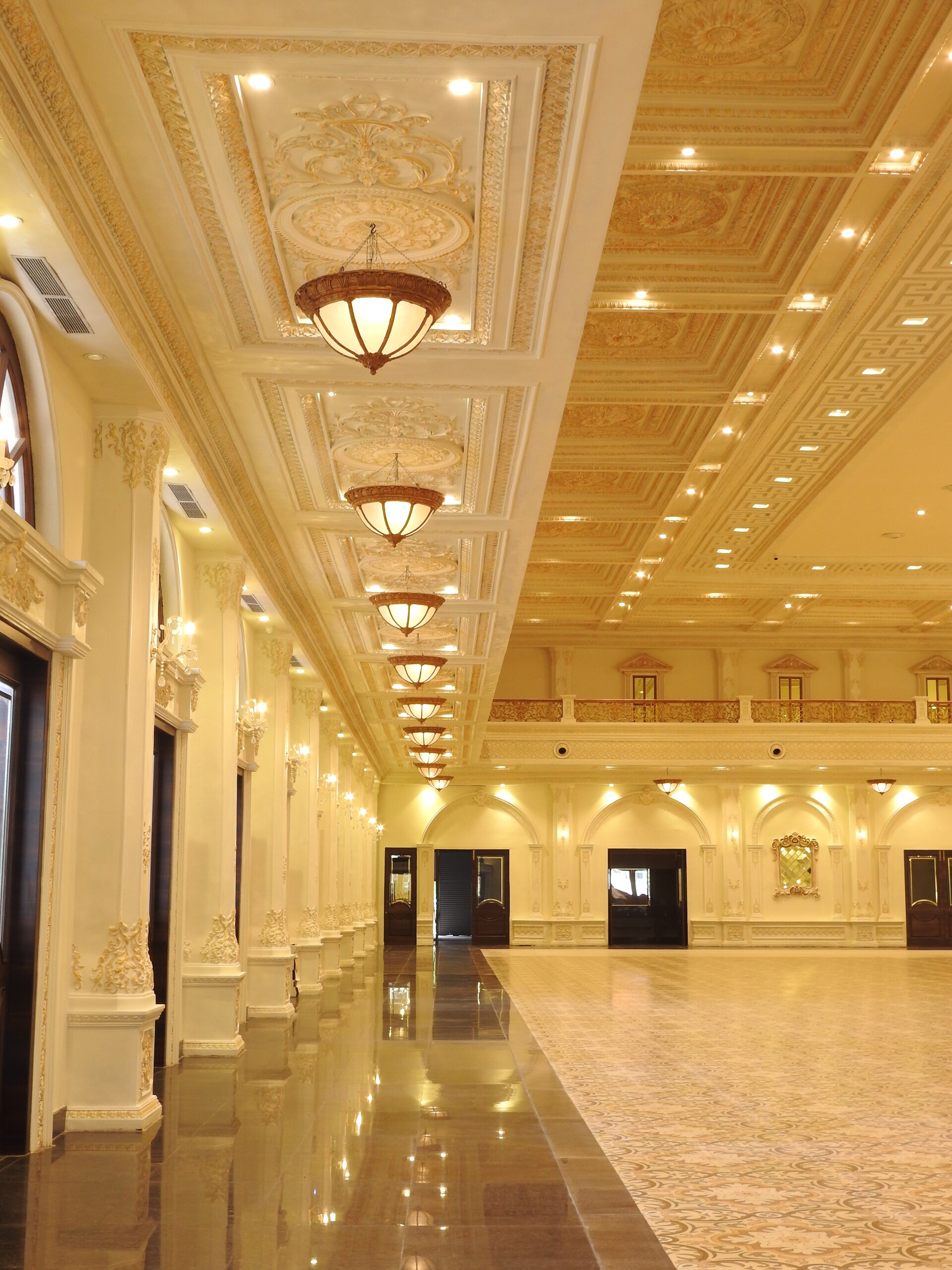 Murari Mohan Purkait - Convention Hall Exterior and Interior elevation ...