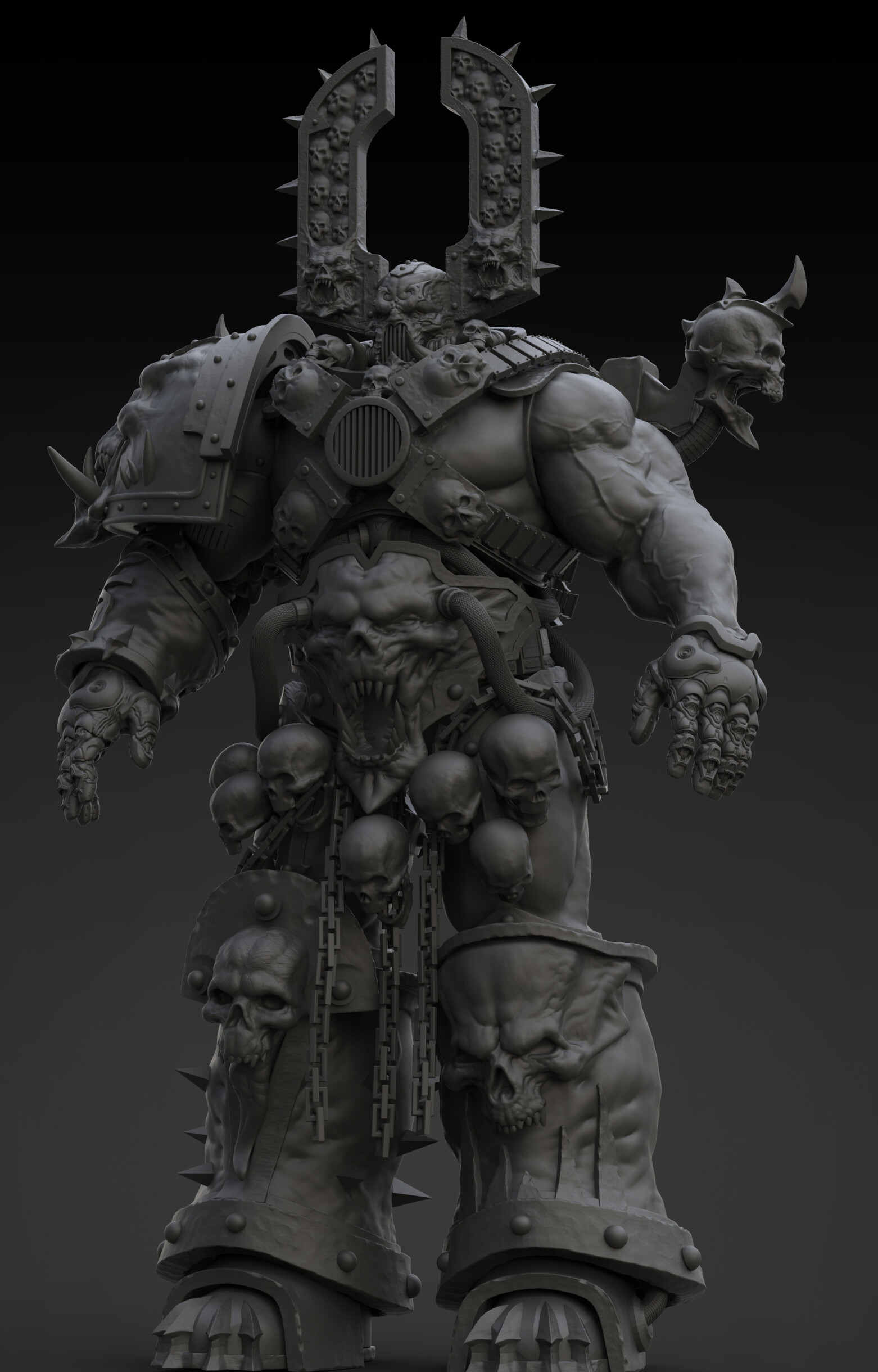 ArtStation - Practice "Kharn the betrayer"