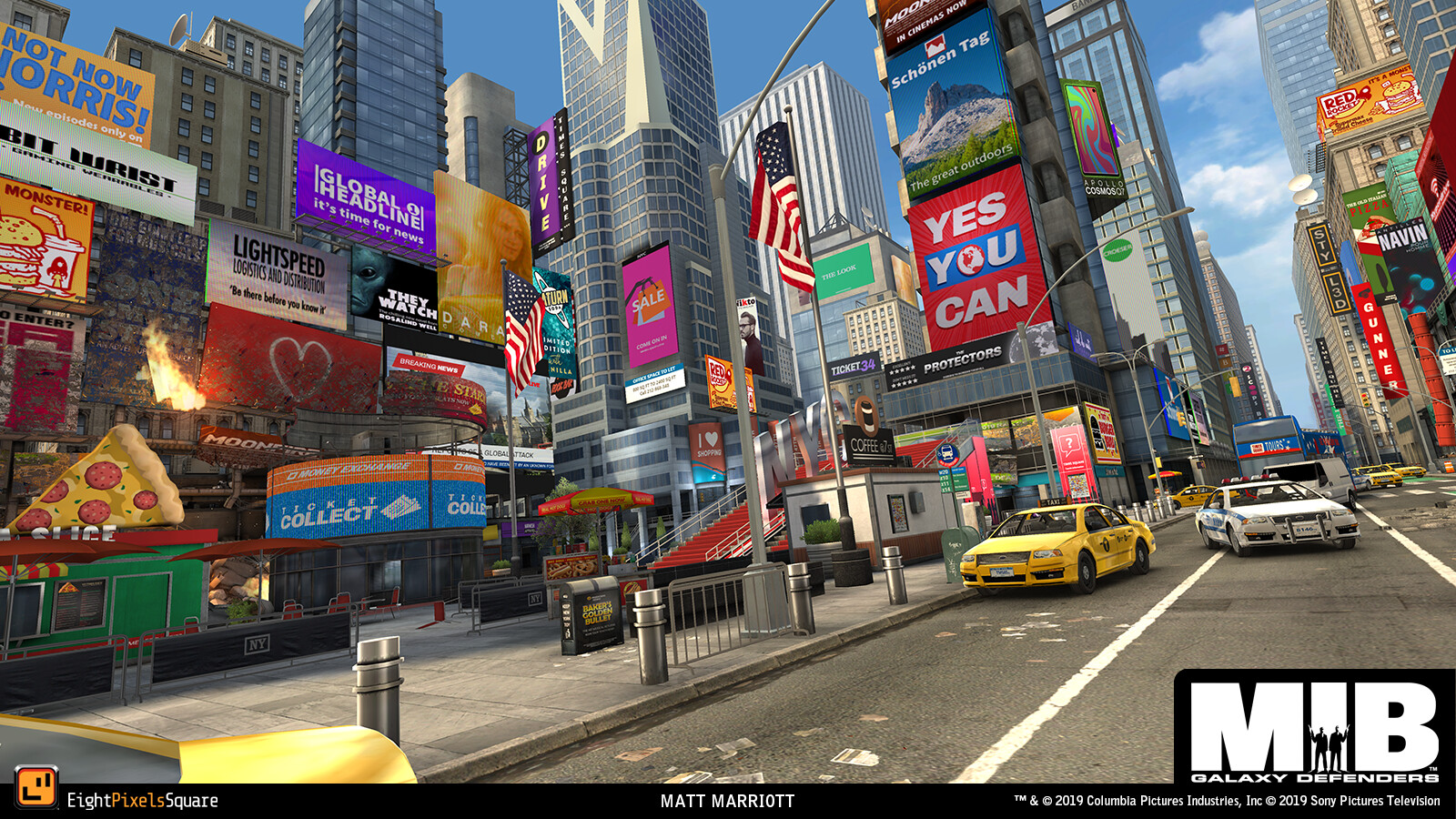 Matt Marriott - MIB: Galaxy Defenders - Times Square