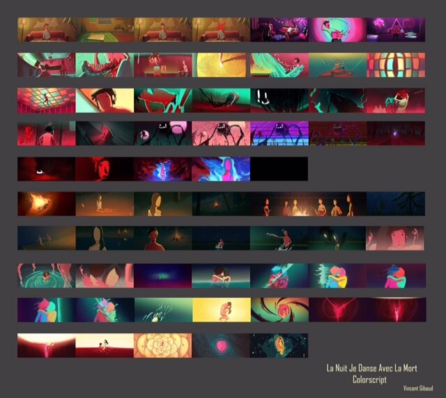 ArtStation - ColorScript - La Nuit Je Danse Avec La Mort