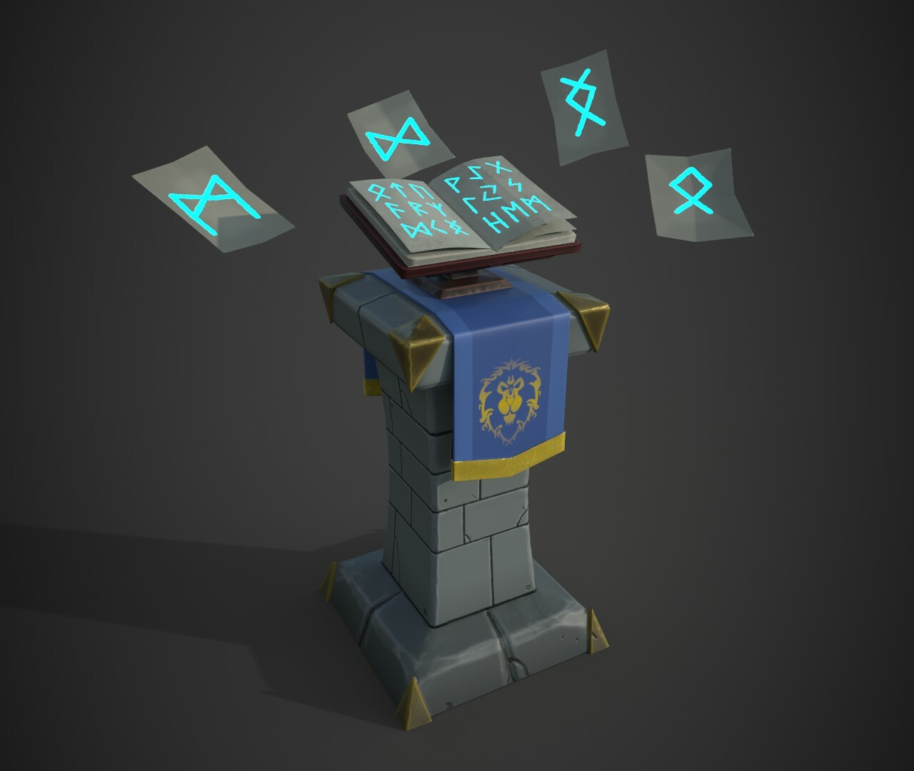 ArtStation - Stylized altar