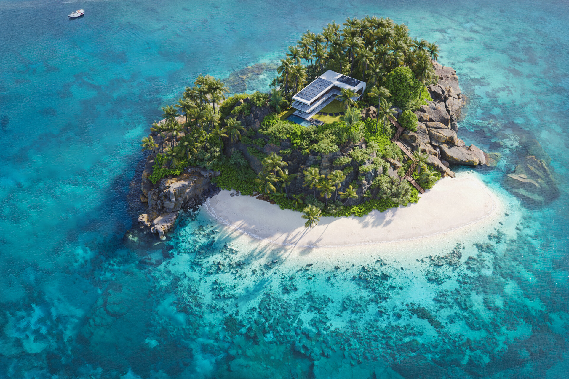 ArtStation - Island House