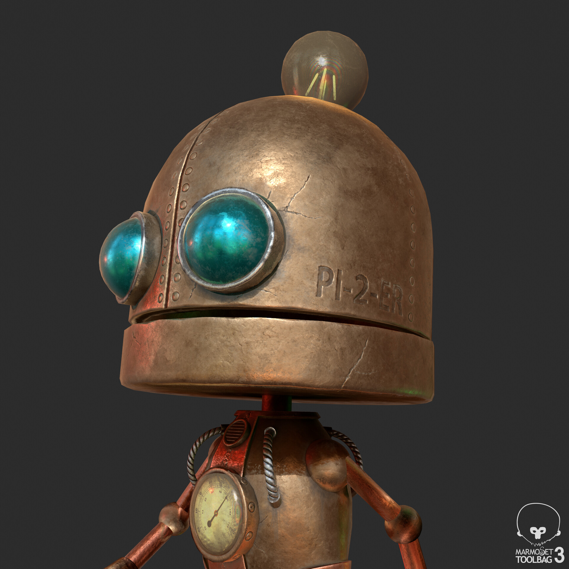 ArtStation - Robot " PI-2-ER"