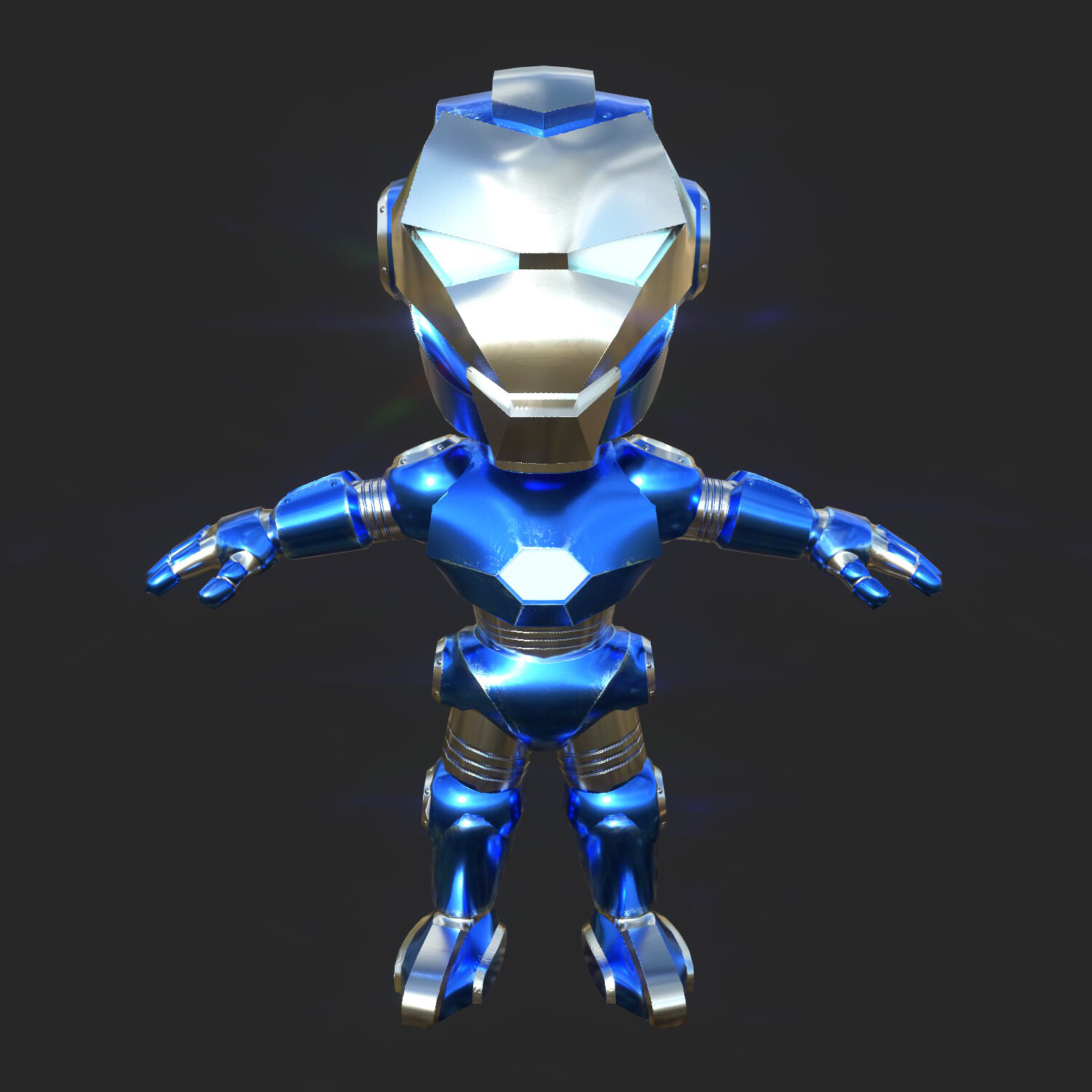 ArtStation - Iron man cartoon replica