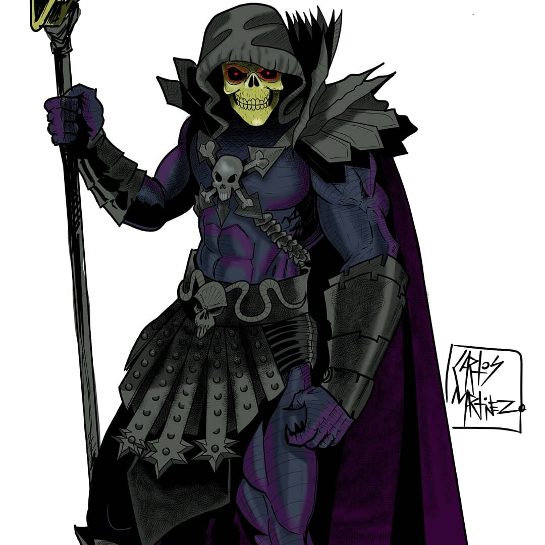 ArtStation - Skeletor (process)