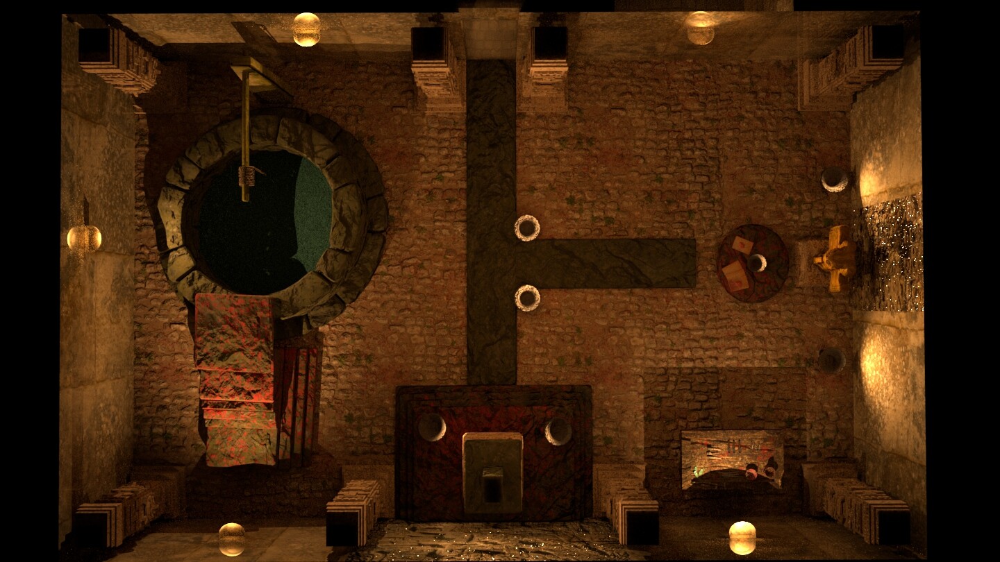 Sofia Aguiar - Mayan Sacrifice Room - 3D Environment