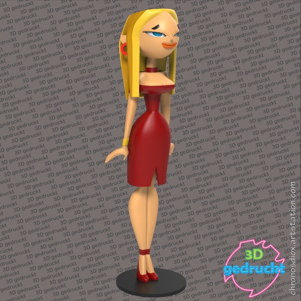 ArtStation - Blaineley from Total Drama figure design