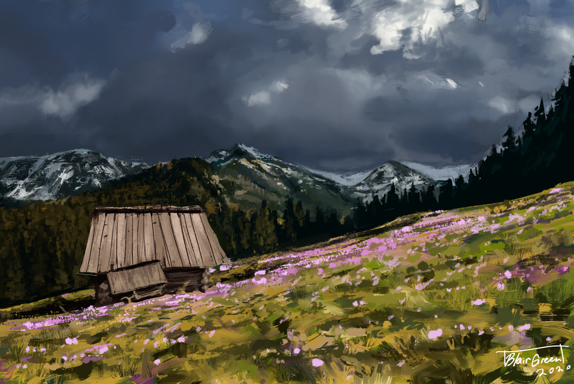 ArtStation - Color/Environment Study