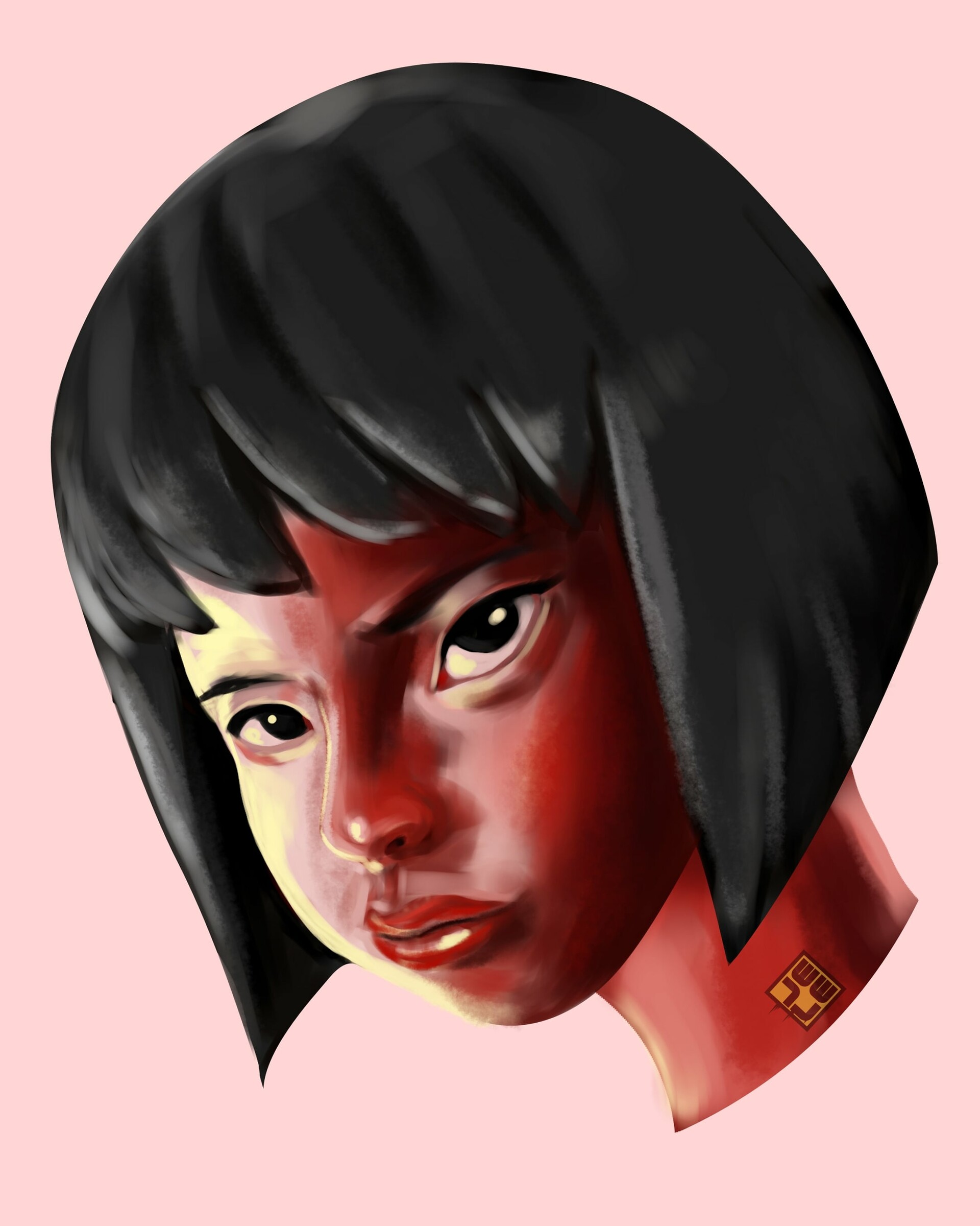 ArtStation - Digipaint Exercise #04: Pink