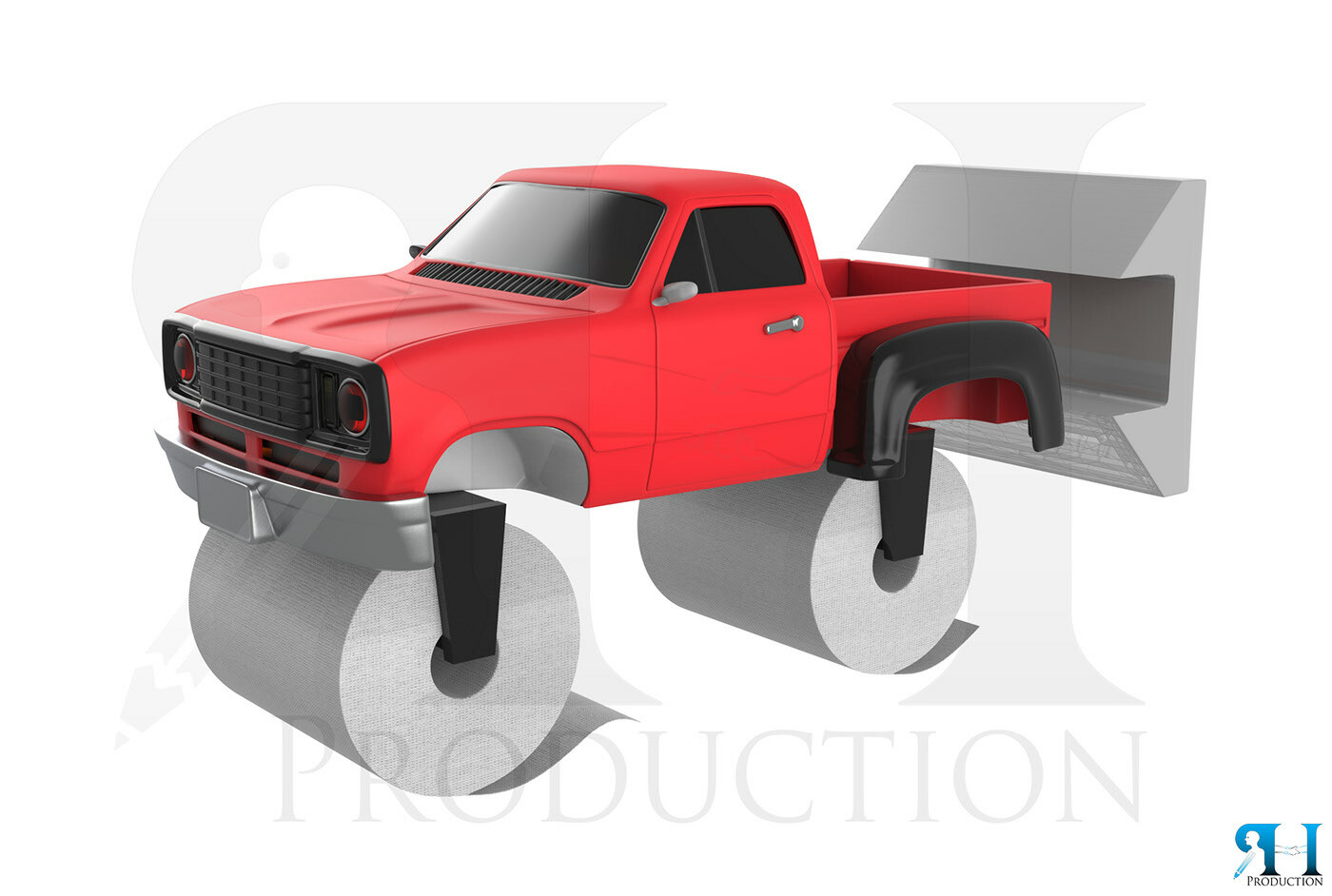 ArtStation - Car Style Toilet Paper Hanger