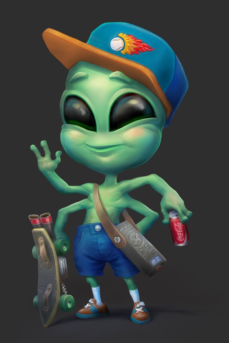 ArtStation - Teen alien_2