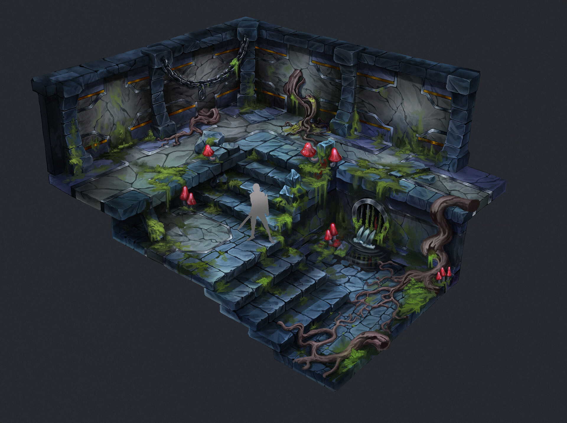 ArtStation - Stylized Dungeon Concept